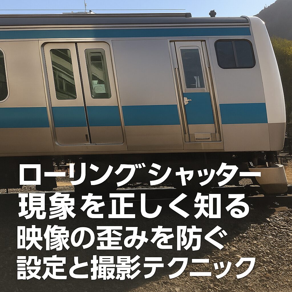 ローリングシャッター現象を正しく知る 映像の歪みを防ぐ設定と撮影テクニック - 魅惑の中望遠